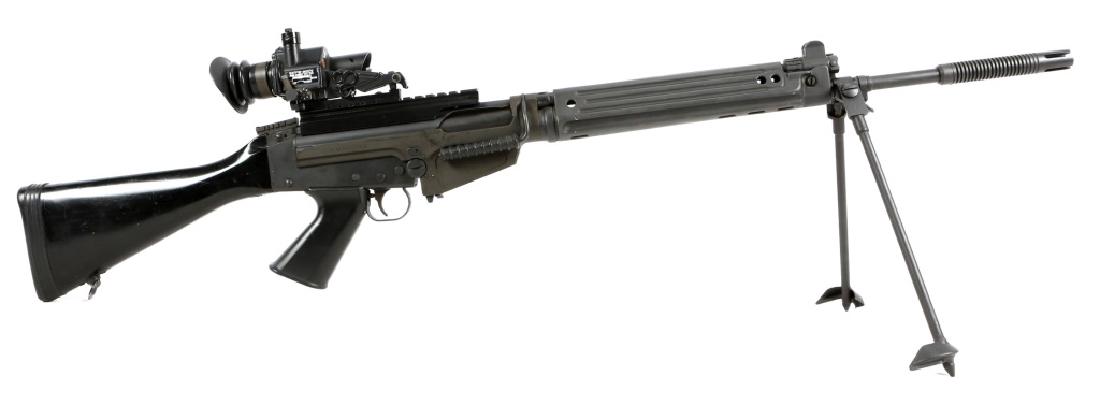 DS ARMS MODEL SA58 FAL RIFLE ISRAELI TRILUX SCOPE