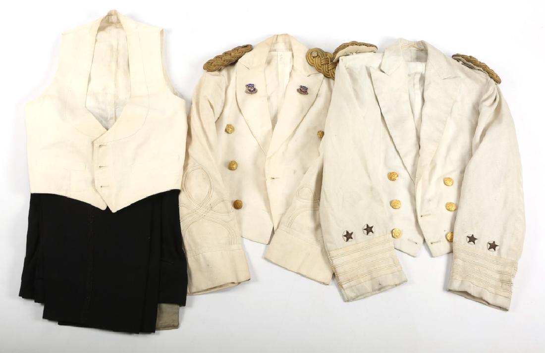 WWII US ARMY GENERAL AND OFFICER MESS DRESS LOT