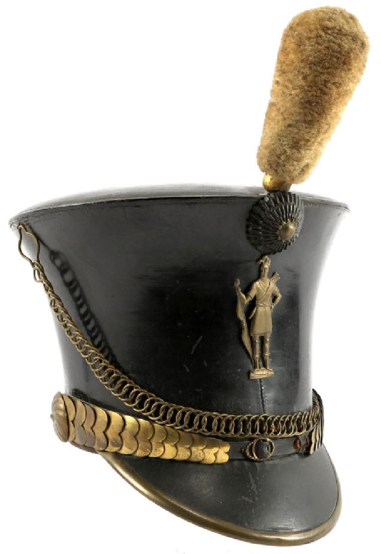 Us Militia 1832 Bell Crown Tar Bucket Shako