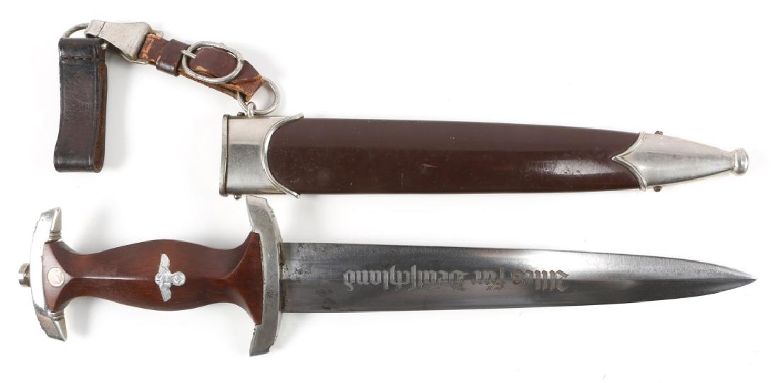 WWII GERMAN SA DAGGER WITH HANGER RZM 7/66 1940