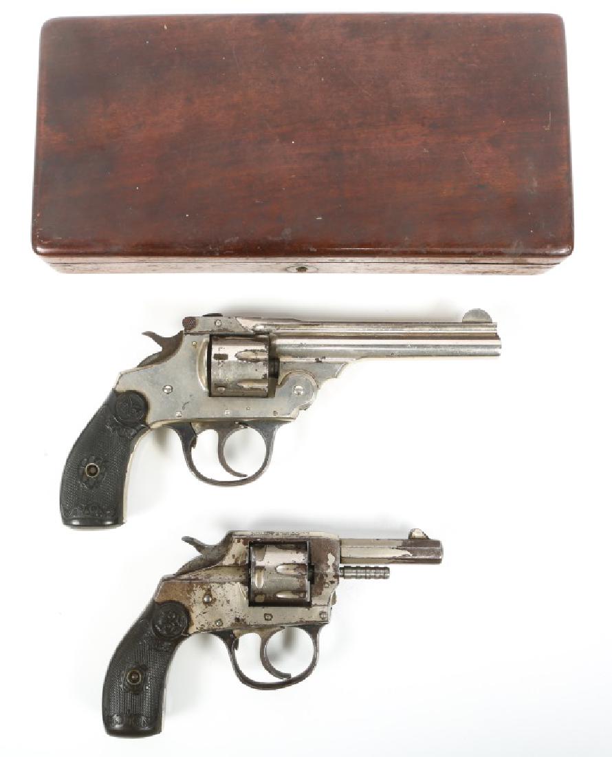IVER JOHNSON .22 CAL REVOLVER LOT OF 2