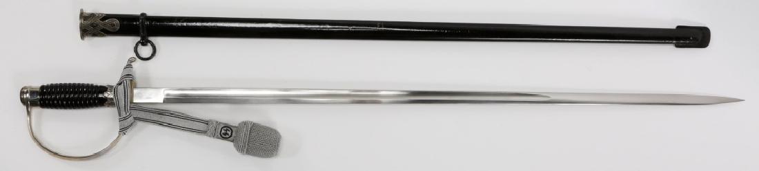 WWII GERMAN SS NCO DEGEN SWORD BY HOLLER