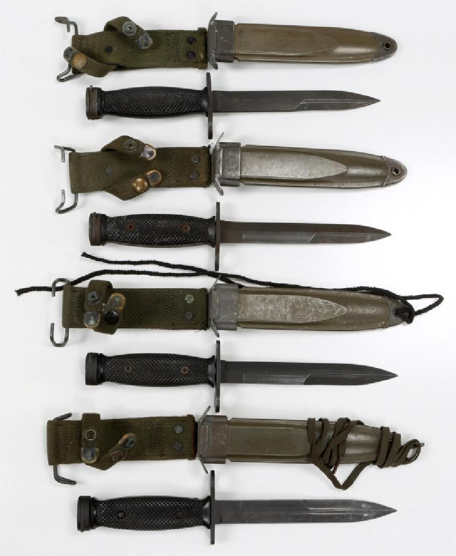 Korean War M4 Carbine Bayonet Lot Of 4
