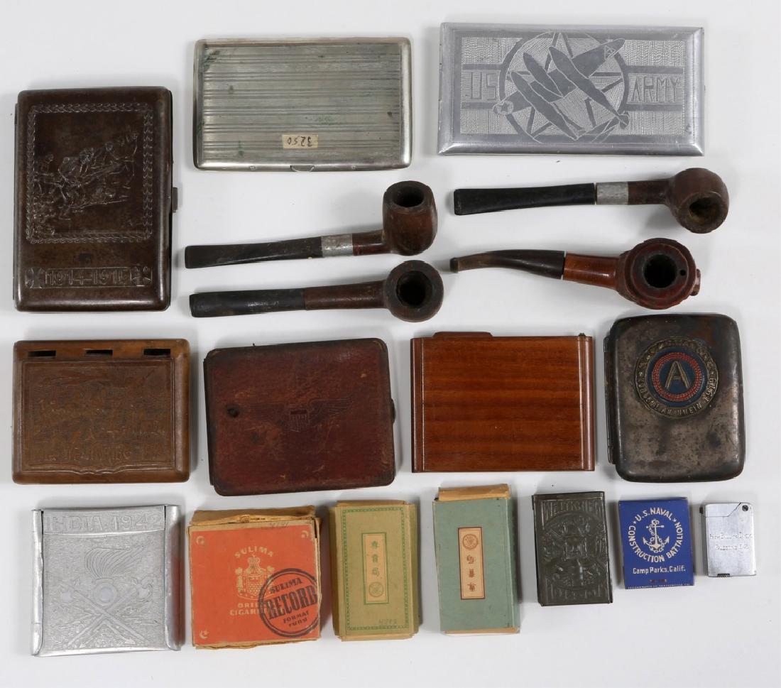 CIGARETTE CASES AND SMOKING ITEMS