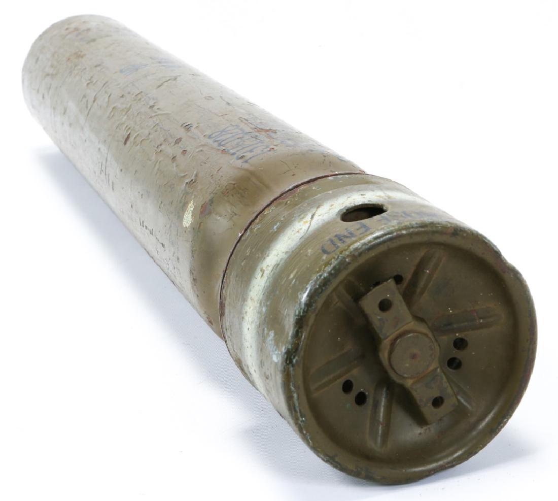 WWII US M64 75MM SMOKE WP PROJECTILE CANISTER