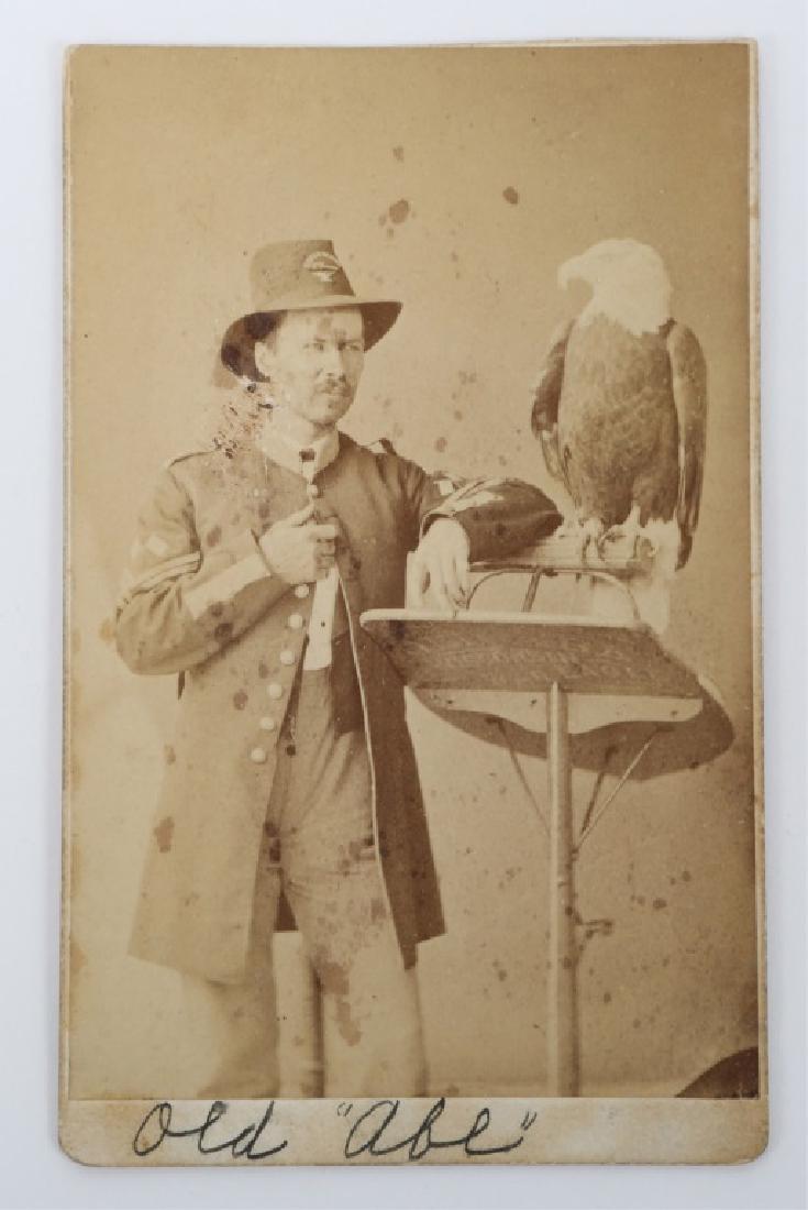 CIVIL WAR OLD ABE WAR EAGLE 8th WISCONSIN REGT CVD