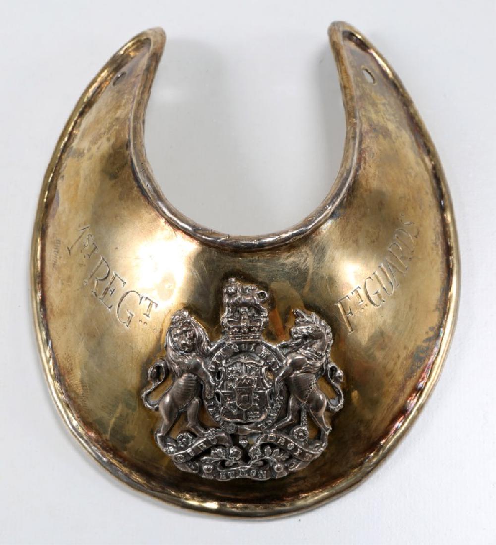 BRITISH OFFICER 1st REGT FT GUARDS GORGET