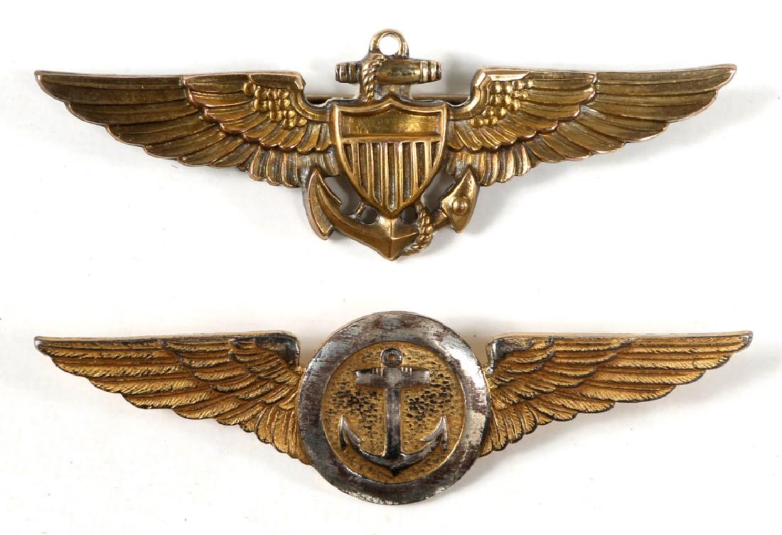 WWII USN USMC AIRCREW & PILOT FULL SIZE WINGS