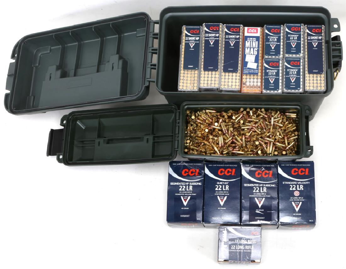 OVER 9000 ROUNDS .22 CAL AMMUNITION