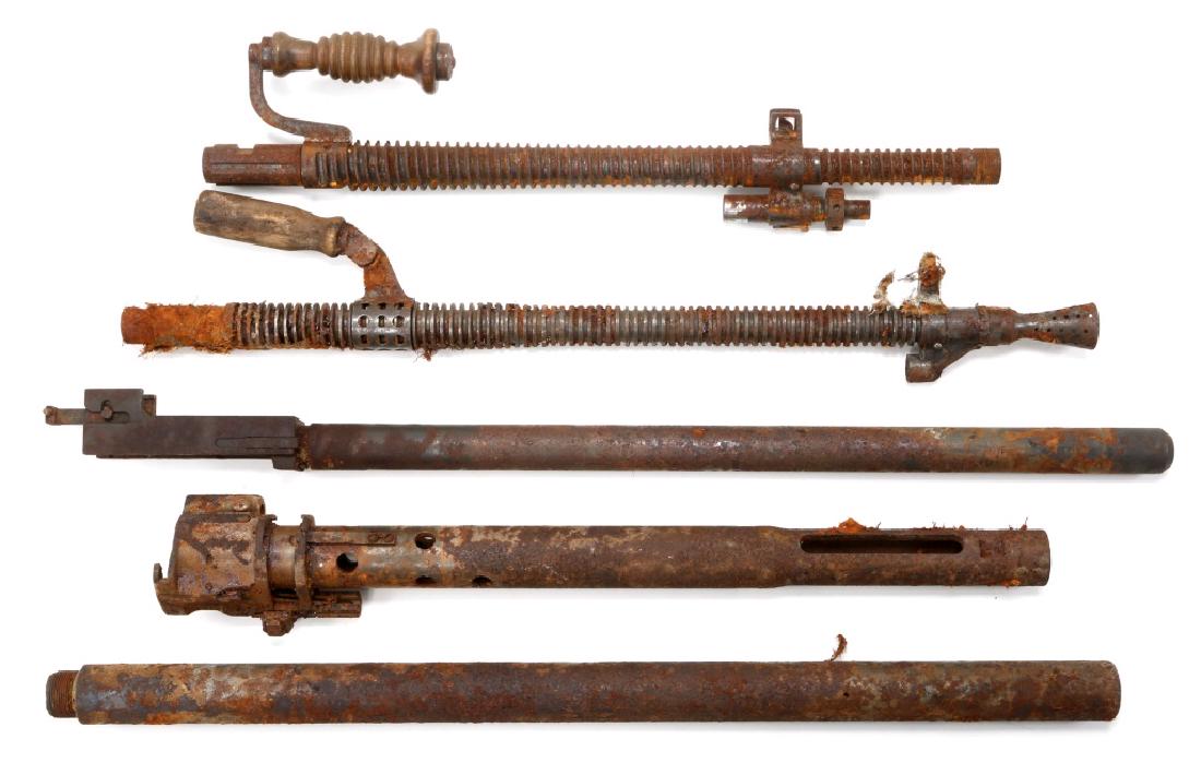 WWII MACHINE GUN BARREL LOT OF 5