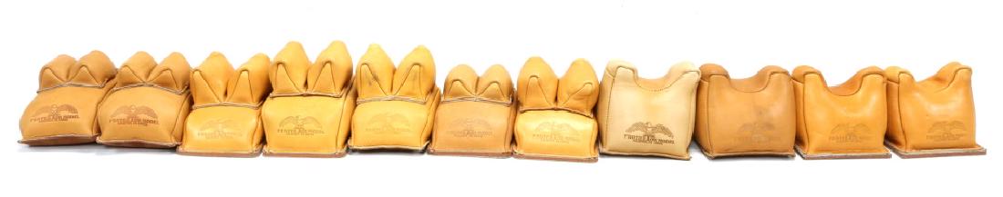 Protektor Model Leather Gun Rest Lot Of 11