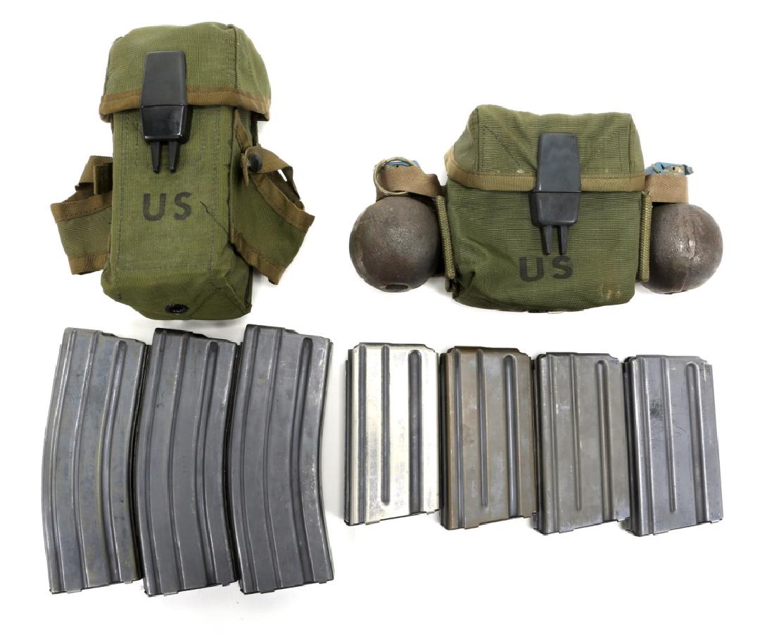 US ALICE M16 MAG POUCH W/MAGS, DUMMY M228 GRENADES