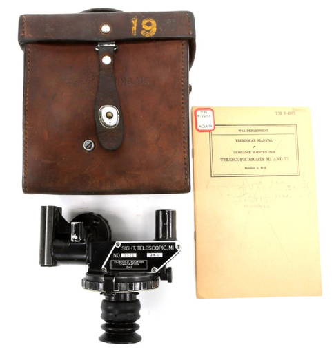 1941 Us Wwii M1 Telescopic Sight For .50 Cal Bmg