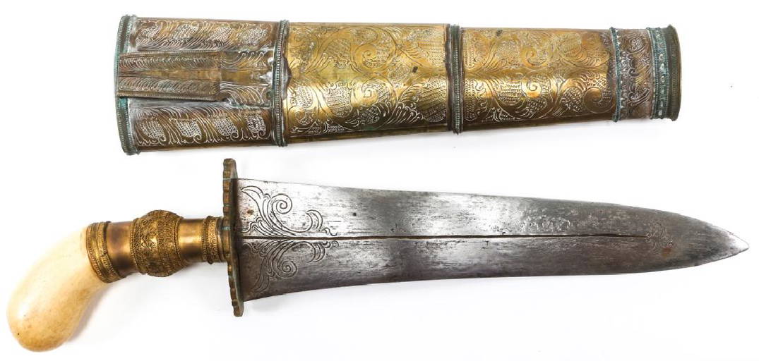 19th Century Philippine Muslim Moro Punal Dagger