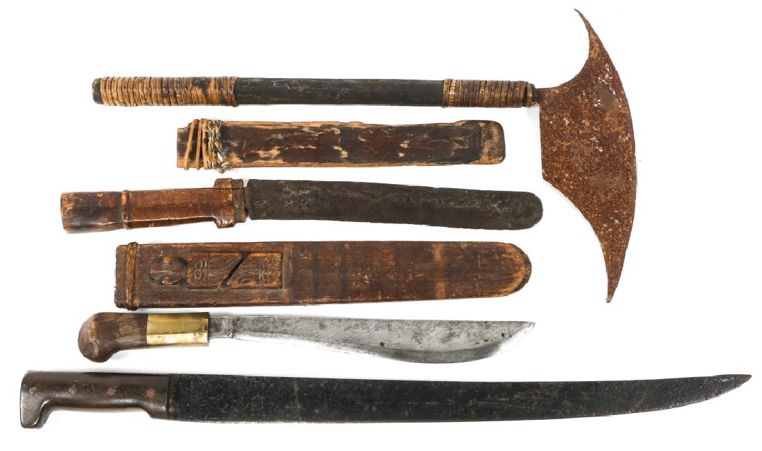 FILIPINO AXE & MACHETE LOT OF 4