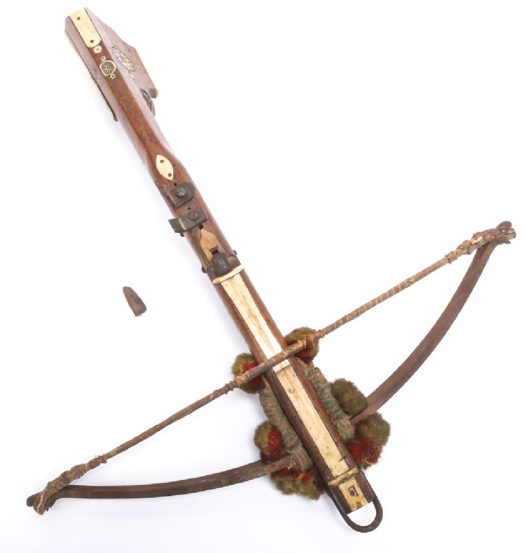 18TH CENTURY SAXON SPORTING CROSSBOW