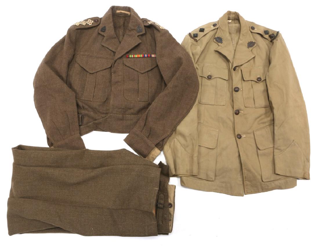 WWII NEW ZEALAND & AUSTRALIAN ARMY UNIFORM LOT