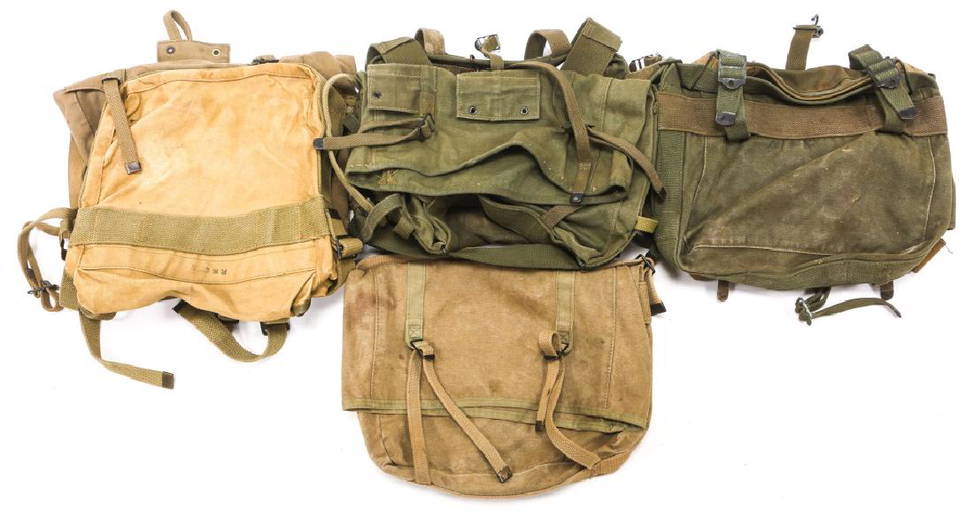 Wwii Us Army M1945 Field Cargo Pack Lot