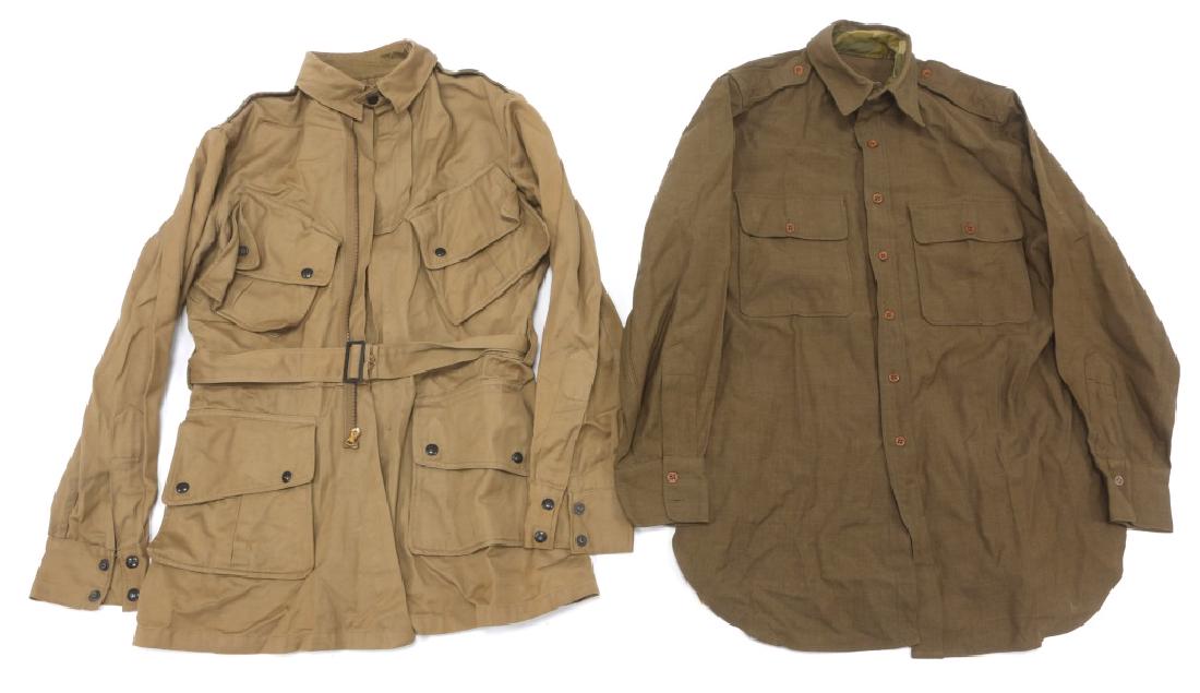 WWII US PARATROOPER M42 JUMP JACKET & SHIRT
