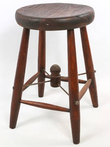 Span Am War M1883 Us Army Mess Hall Stool