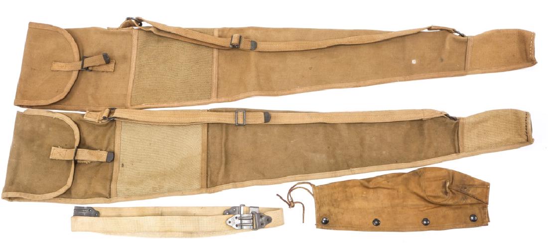Wwi Us M1903 Springfield Rifle Case & Cover Lot