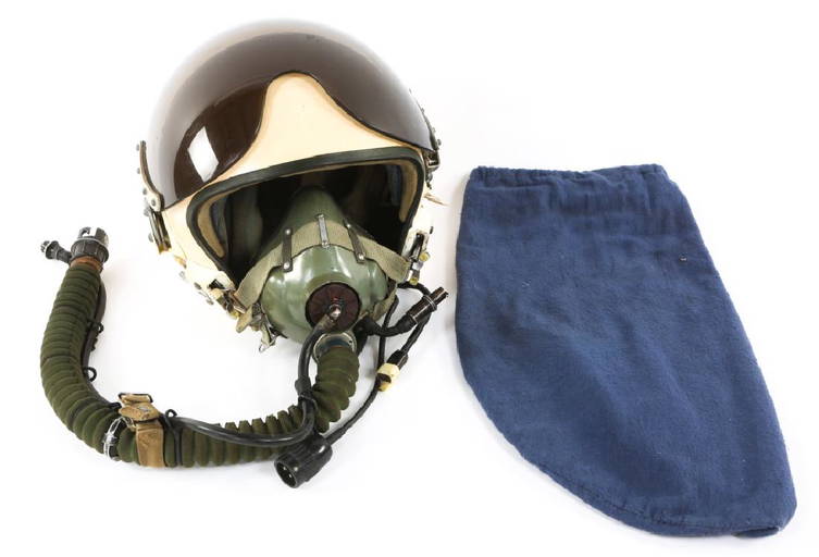 Russian Pilot Zsh 5 Flight Helmet & Oxygen Mask