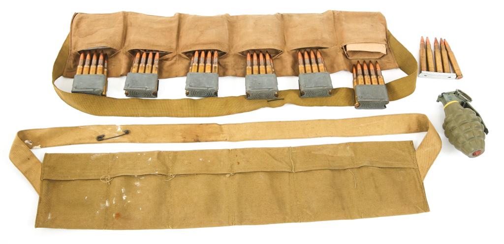WWII US ARMY M1 GARAND BANDOLIER & GRENADE LOT - Oct 11, 2019 ...