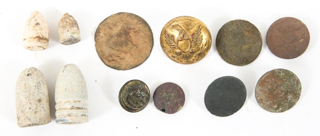 CIVIL WAR EXCAVATED ARTIFACTS FROM BATTLEFIELDS - Oct 11, 2019 ...