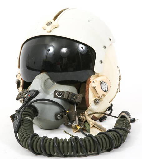 Desert Storm A 10 Pilot Flight Helmet & Oxy Mask