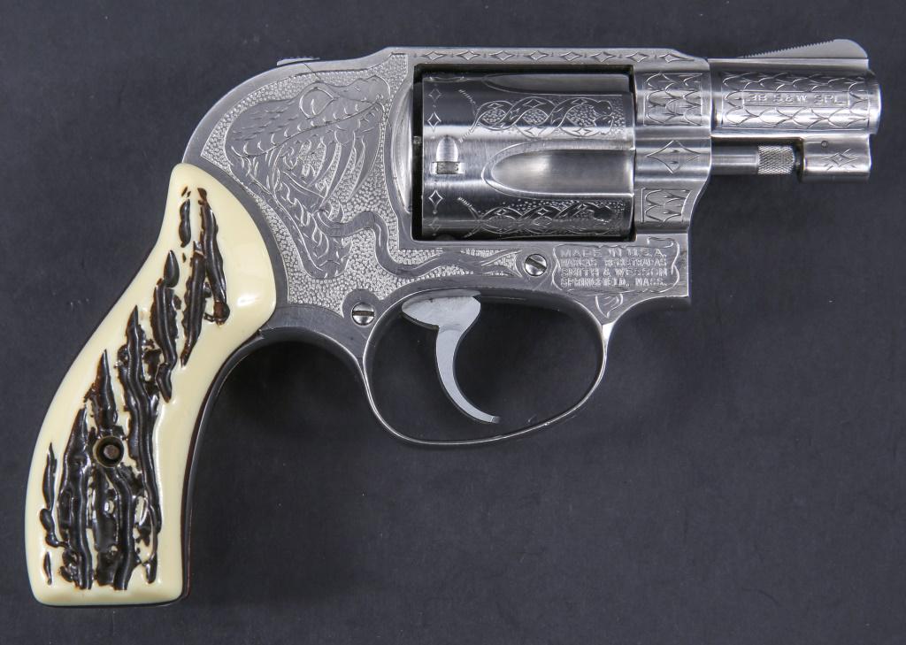 SMITH & WESSON MODEL 649 ENGRAVED REVOLVER - Oct 23, 2019 | Centurion ...