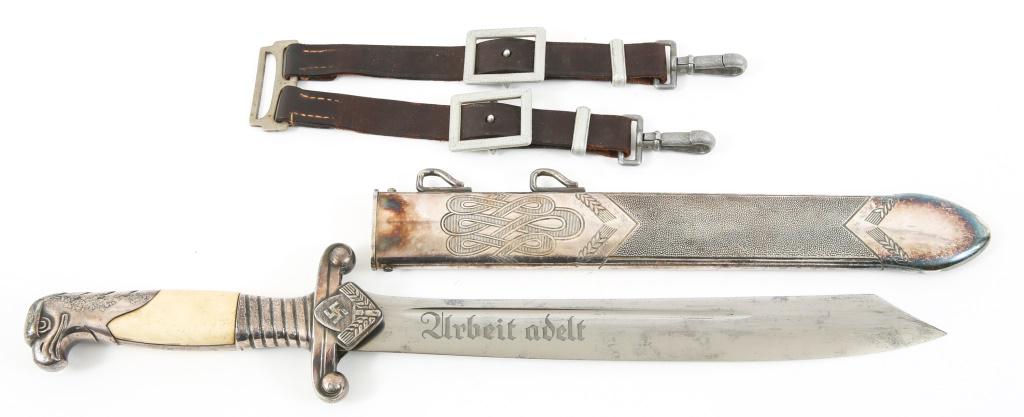 Wwii German Rad Leader Dagger With Hanger