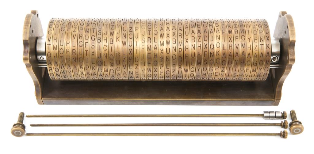 Wwii Us Army Cipher Type M 94 Single Wheel