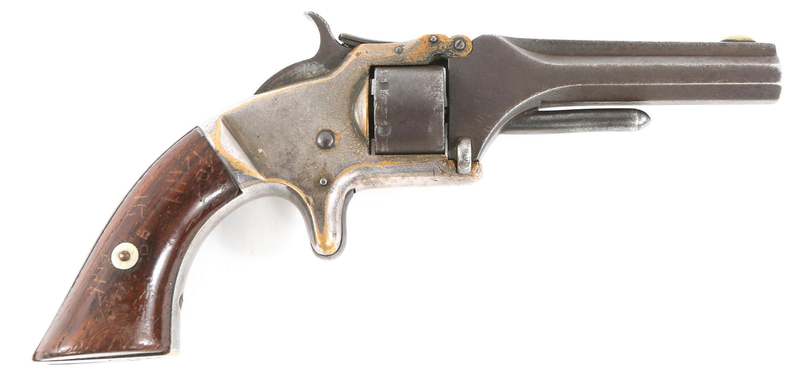 S&W MODEL #1 2nd ISSUE .22 SHORT TIP-UP REVOLVER - Aug 22, 2020 ...