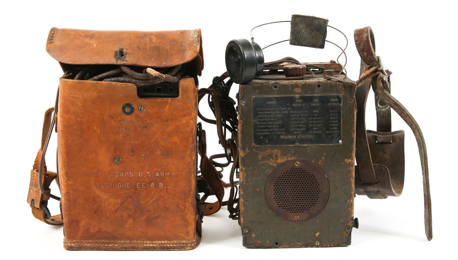 WWII US ARMY EE-8-B & CRANK FIELD PHONES LOT OF 2 - Oct 17, 2020 ...