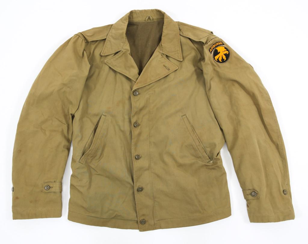 WWII US ARMY 17TH AIRBORNE DIV M41 FIELD JACKET - Oct 17, 2020 ...