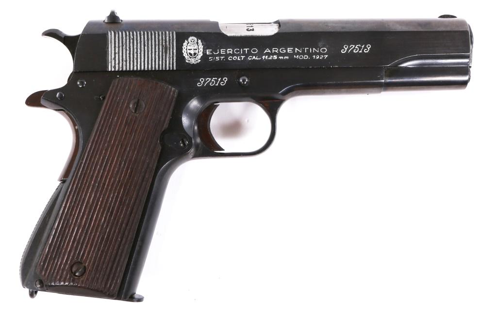 Argentine Sistema Colt M1927 11.25mm Pistol
