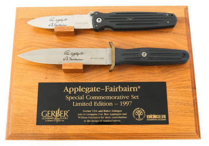 APPLEGATE-FAIRBAIRN COMMEMORATIVE BOKER GERBER SET - Dec 18, 2020 ...