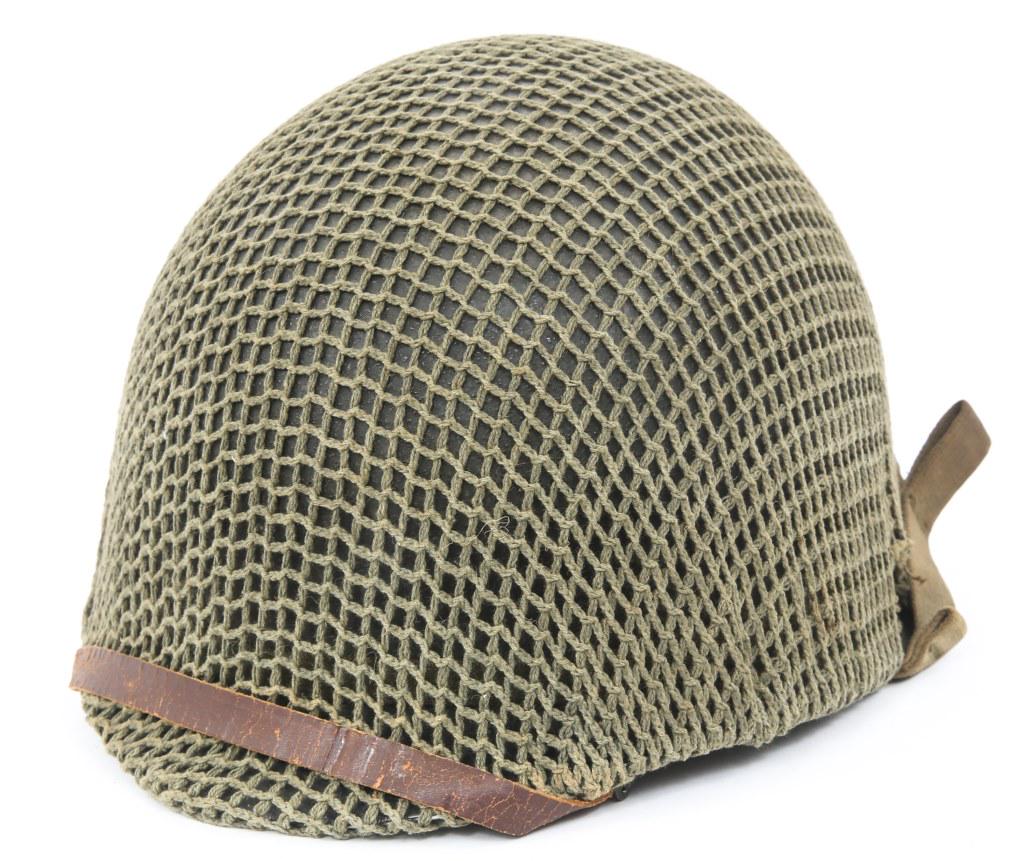 Wwii Us Army M1 Combat Helmet With Camo Net
