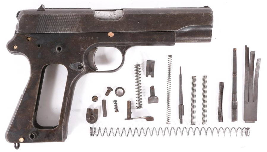 Wwii Polish Fb Vis Radom Model 35 9mm Parts Lot