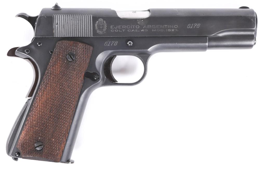 Argentine Colt M1927 Sistema .45 Acp Pistol