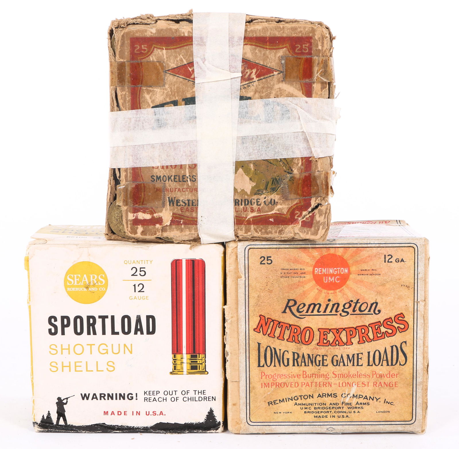 Vintage 12 Ga & 10 Ga Shotgun Shell Ammunition