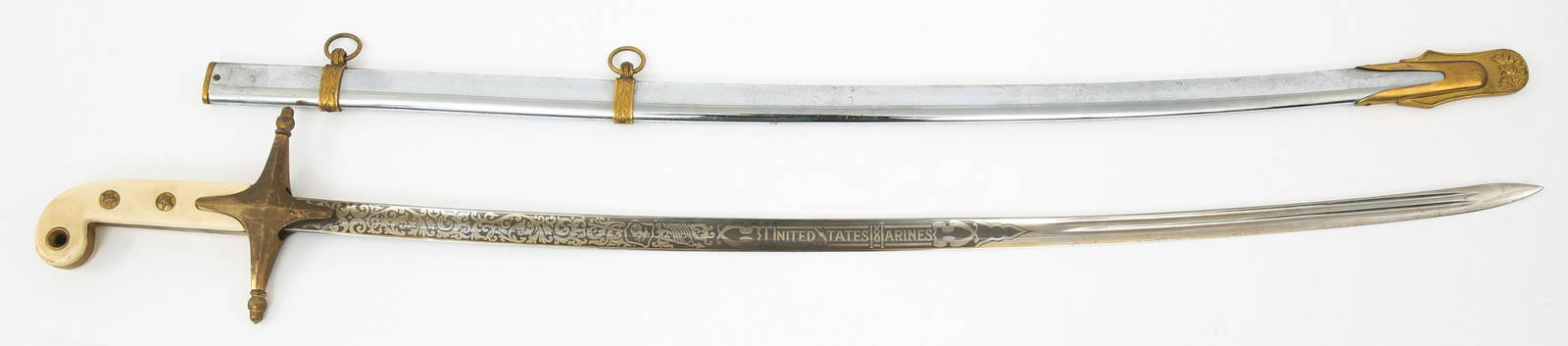 Usmc Named Officer's Mameluke Dress Sword By H&h