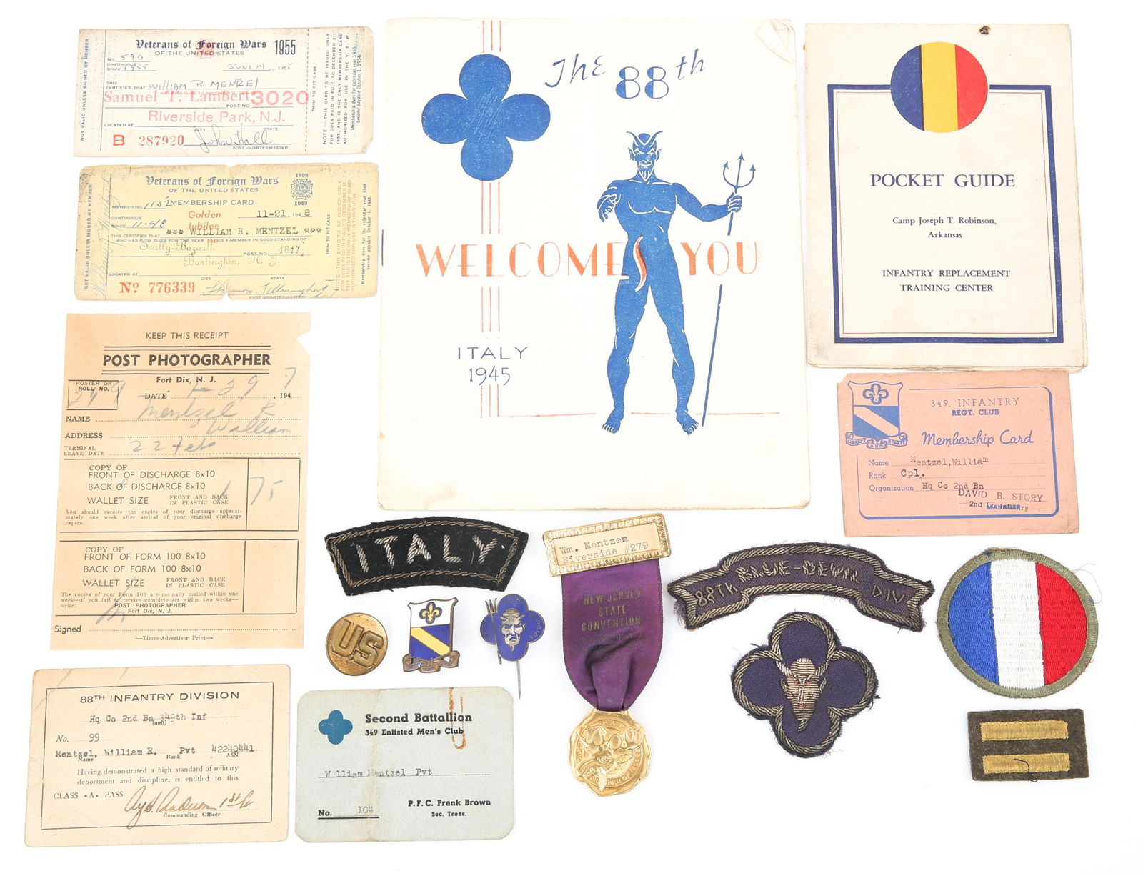 WWII US ARMY 88TH INF. DIV NAMED SERVICE GROUPING - Jul 28, 2021 ...