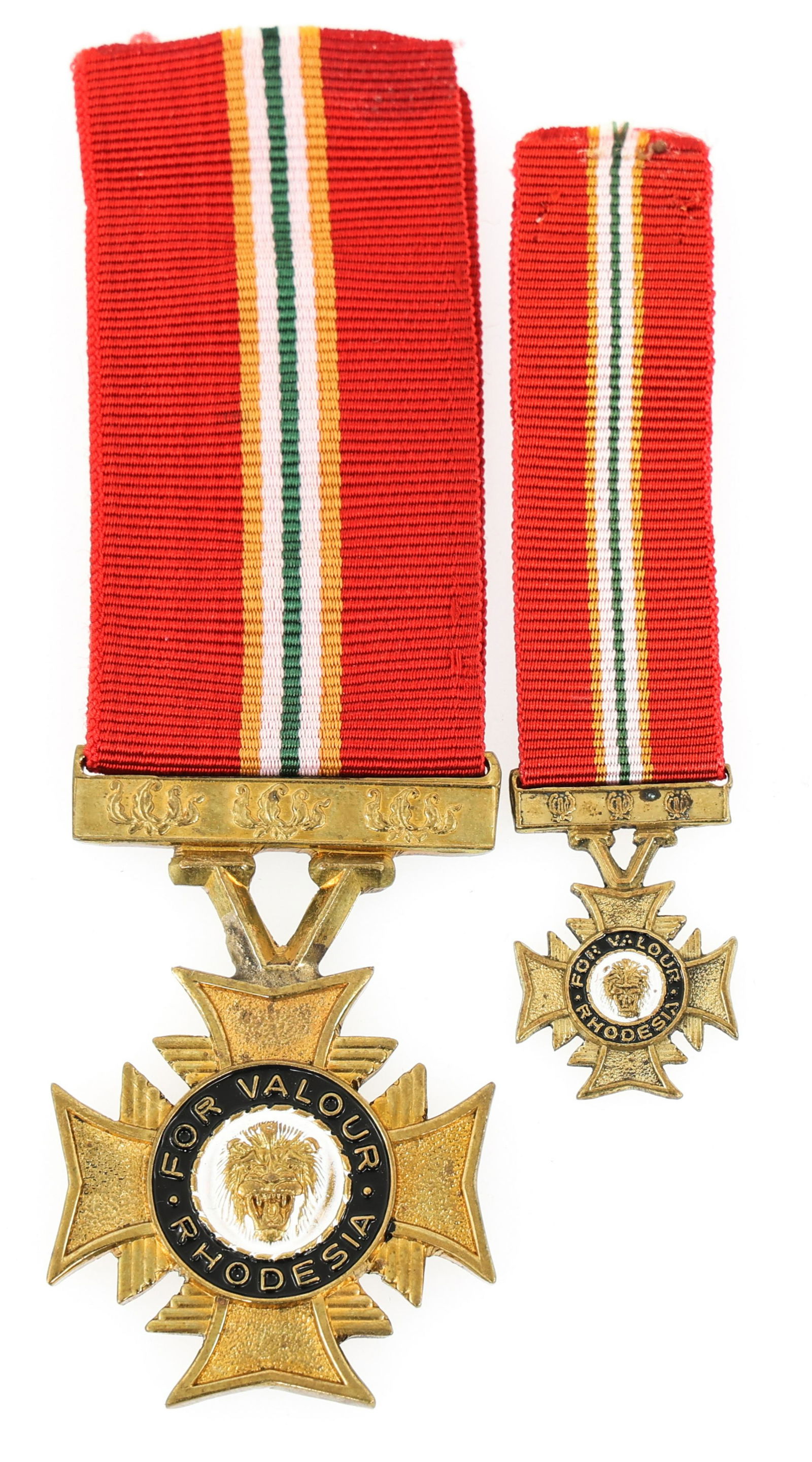 Rhodesian Udi Grand Cross Of Valor Medal Set
