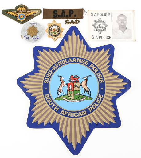 SOUTH AFRICAN POLICE BADGE INSIGNIA & ID LOT - Oct 17, 2021 | Centurion ...