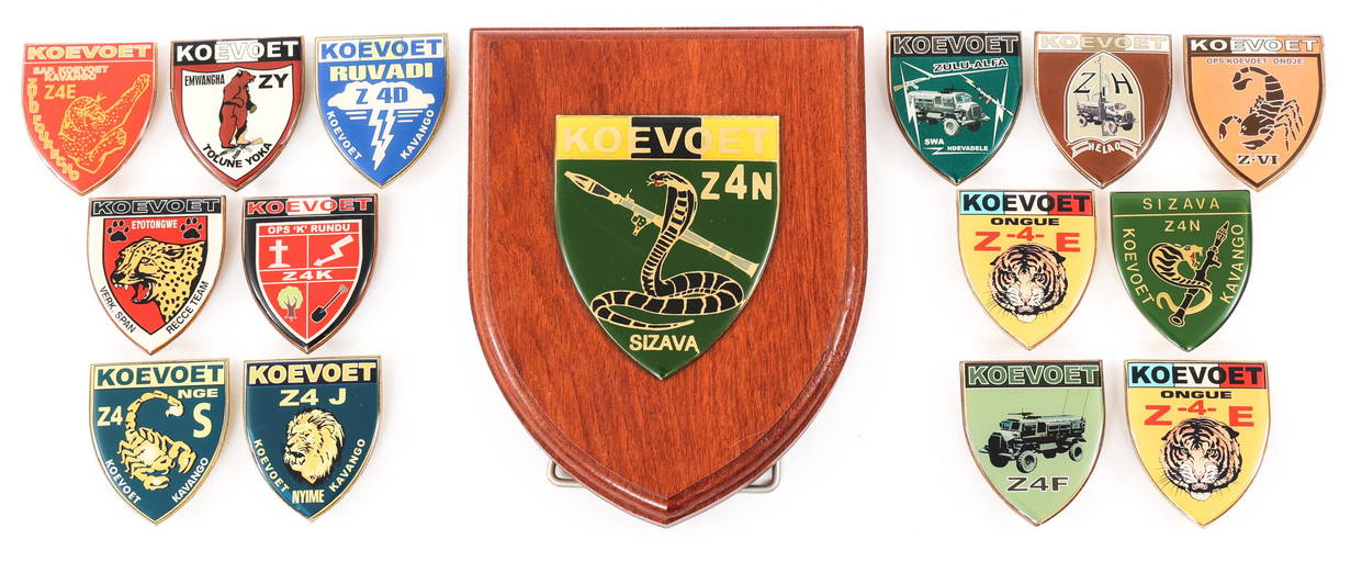 South Africa Swapol Koevoet Shoulder Flash Lot