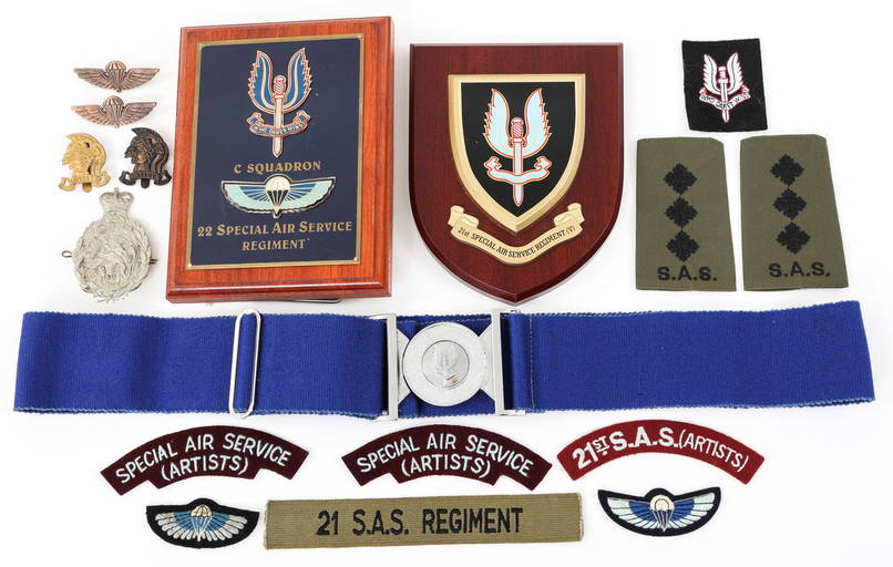 British 21st & 22nd Sas Stable Belt Patch Wing