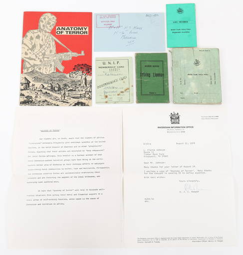 Rhodesian Bsap Documents & Anatomy Of Terror Book