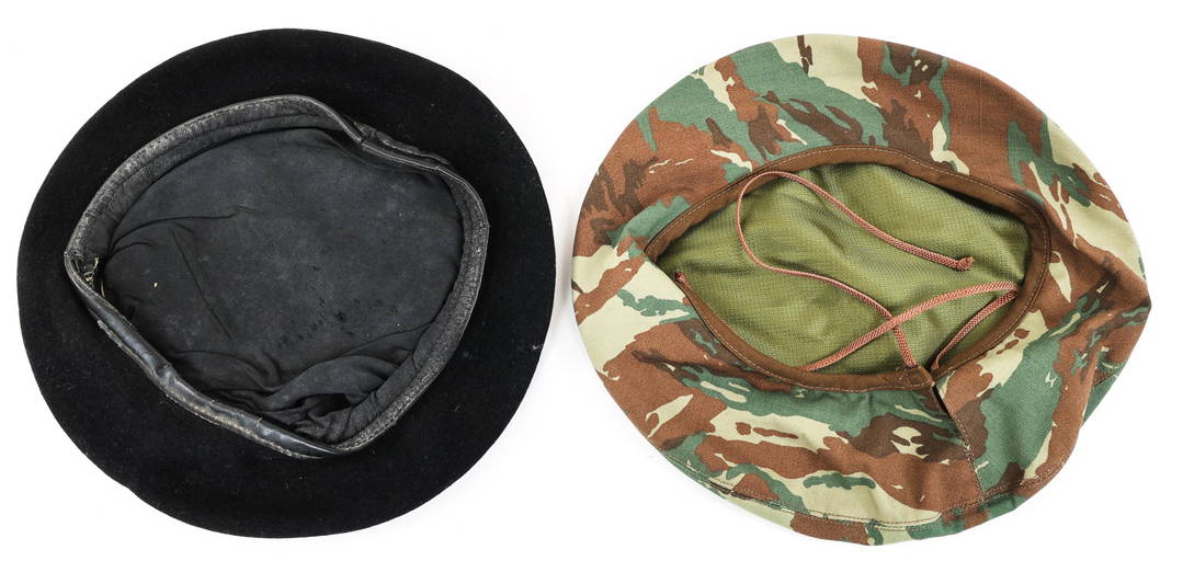 SOUTH AFRICAN 32ND BATT CAMO & ARMY BLACK BERETS (#72580) on Dec 22 ...