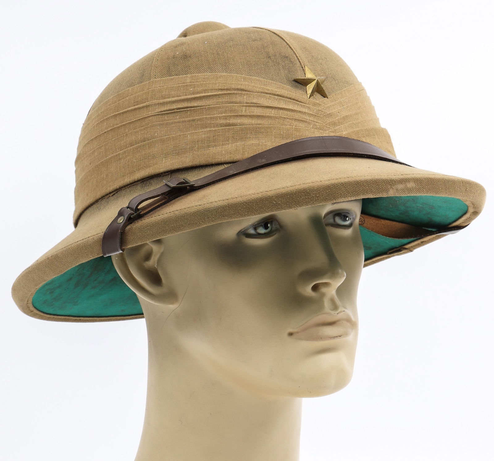 WWII JAPANESE ARMY GENERAL TROPICAL PITH HELMET (#76398) on May 13 ...